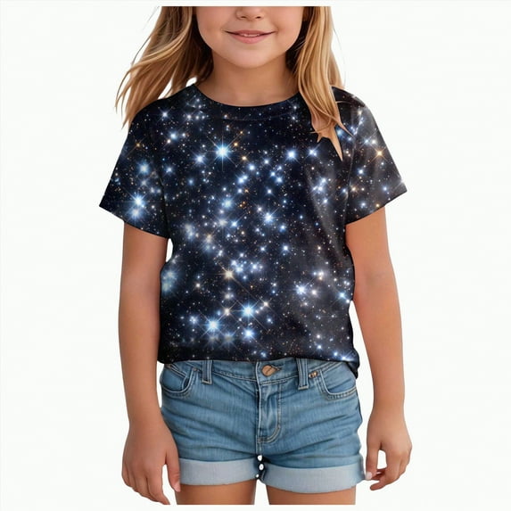 enyan Carnival Toddler Girl Shirts Girls T Shirts Loose Fit Crewneck ...