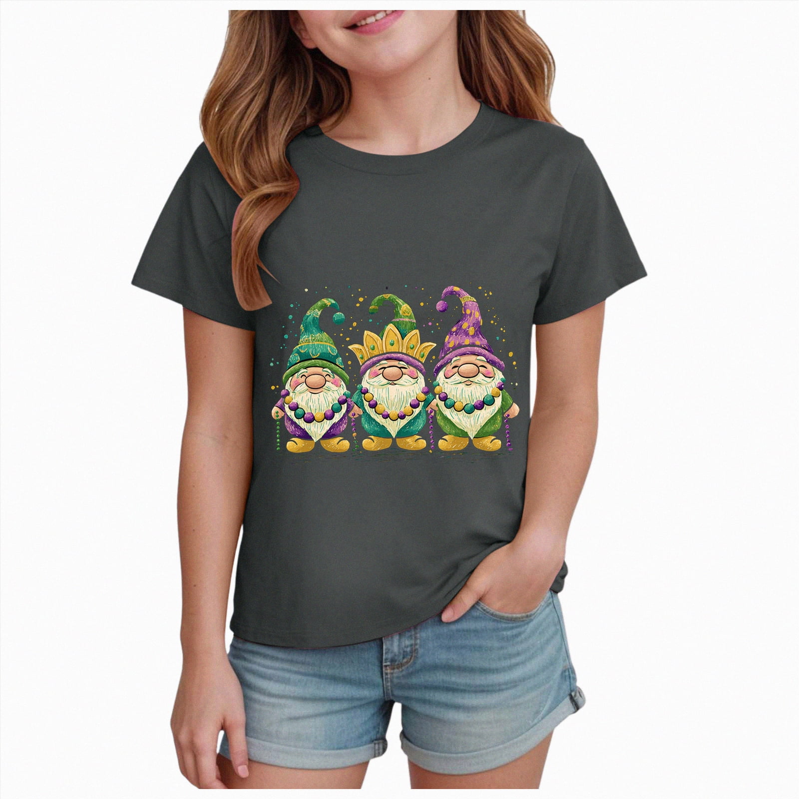 enyan Carnival Tops for Girl Kids Carnival Shirts, Boys Girls Short ...