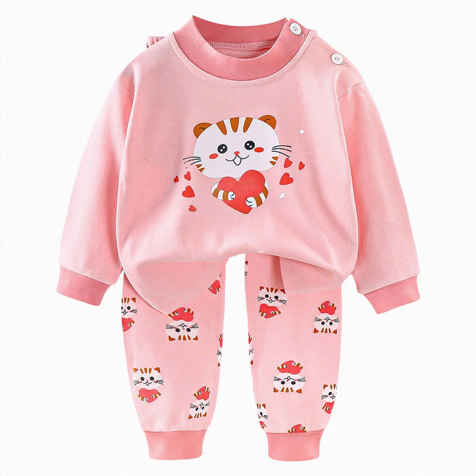 enyan Clothes for Toddler Baby Girls Fall Winter 3 6 12 18 24 Months 2T ...