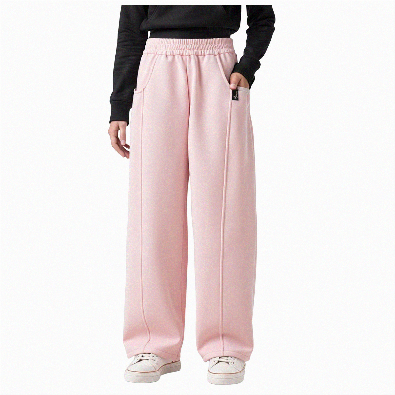 enyan Clothes for Girls Girl's Wide Leg Baggy Sweatpants Flowy ...