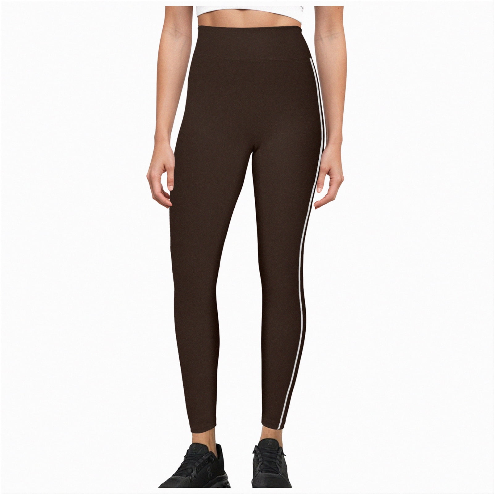 enyan Fleece Lined Leggings Women - Thick Soft High Waisted Tummy ...