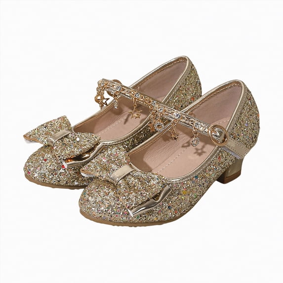 enyan Girls Black Dress Shoes Girls Dress Shoes Wedding Party Heel Mary ...