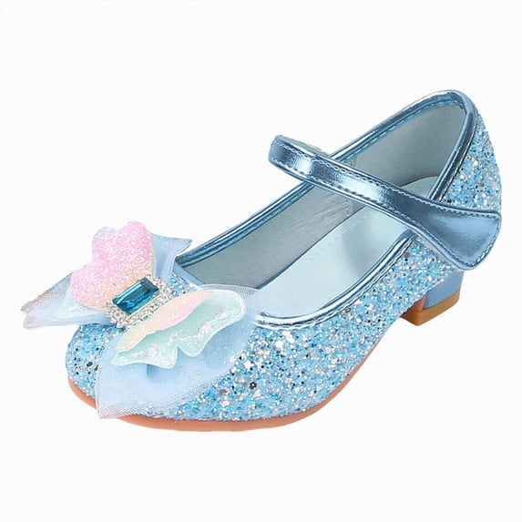enyan Girls Dress Shoes Wedding Party Heel Mary Jane Princess Flower ...