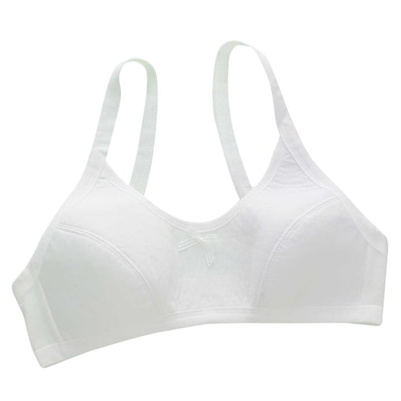 enyan Girls Soft Training Bras 7-12 Seamless First Bra Girls Sports ...