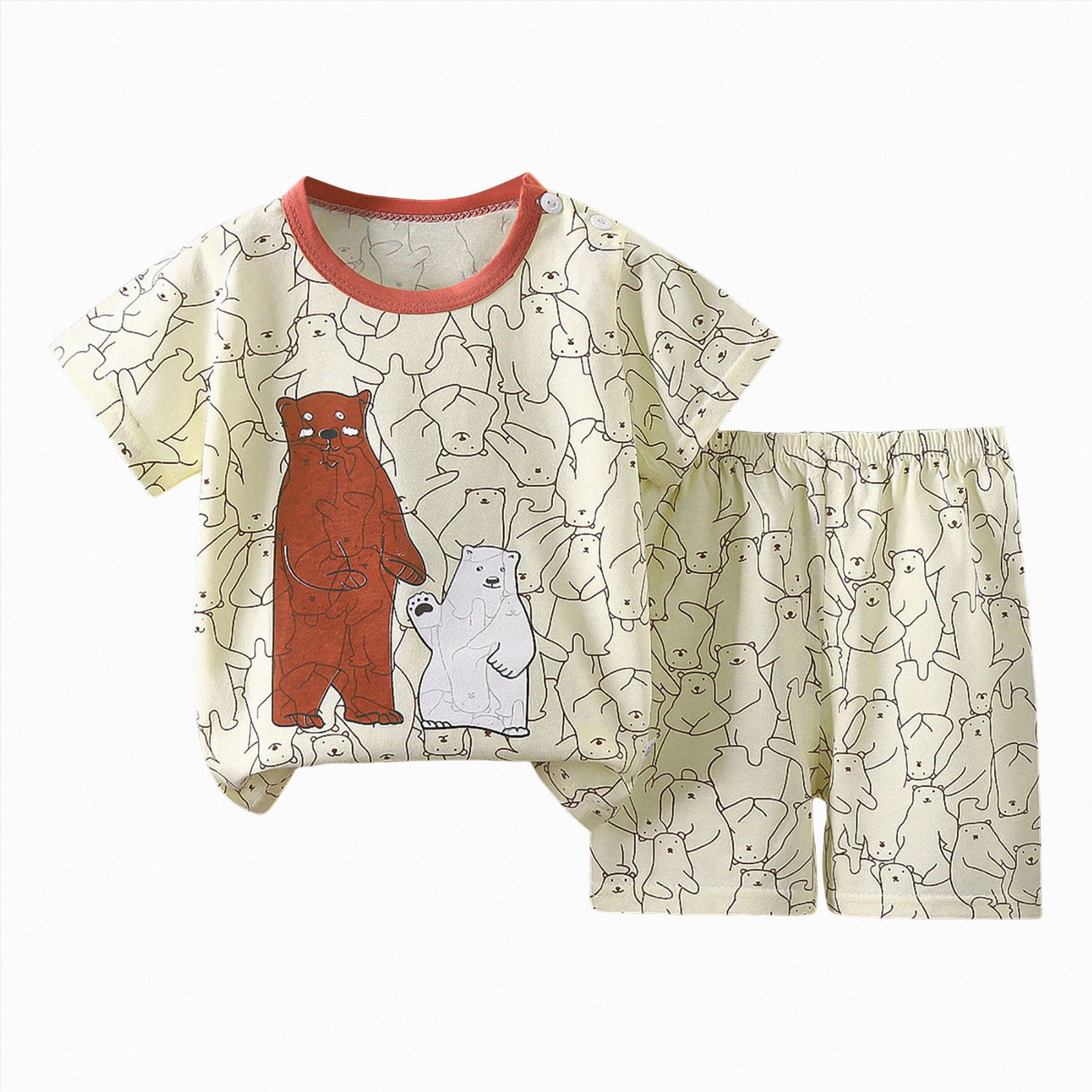 enyan Infant Toddler Summer Baby Boy Clothes Short Sleeve Cartoon ...