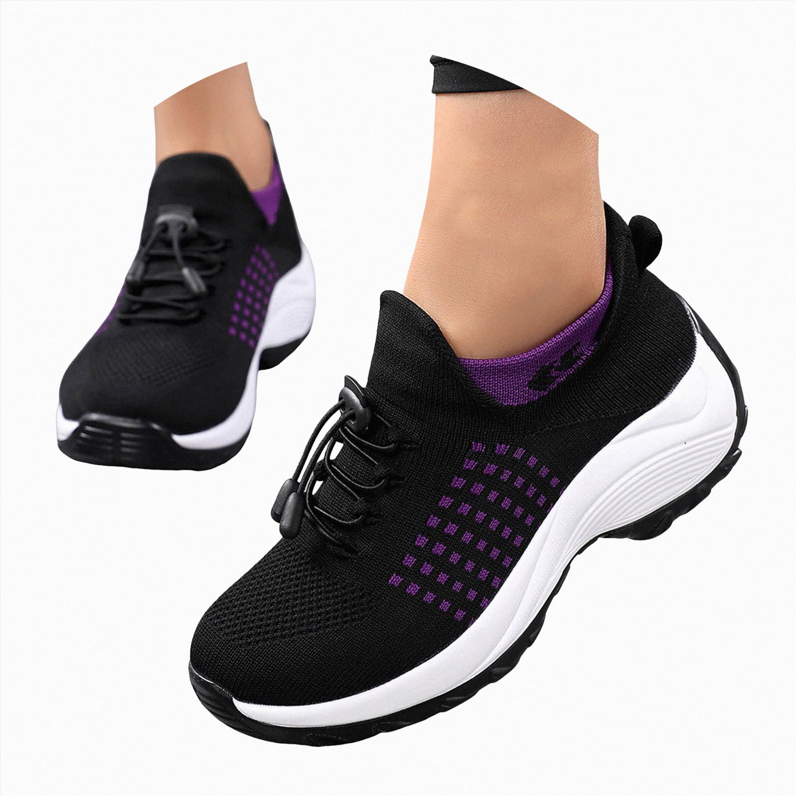 enyan Running Shoes for Women Casual Lightweight Tennis Walking ...