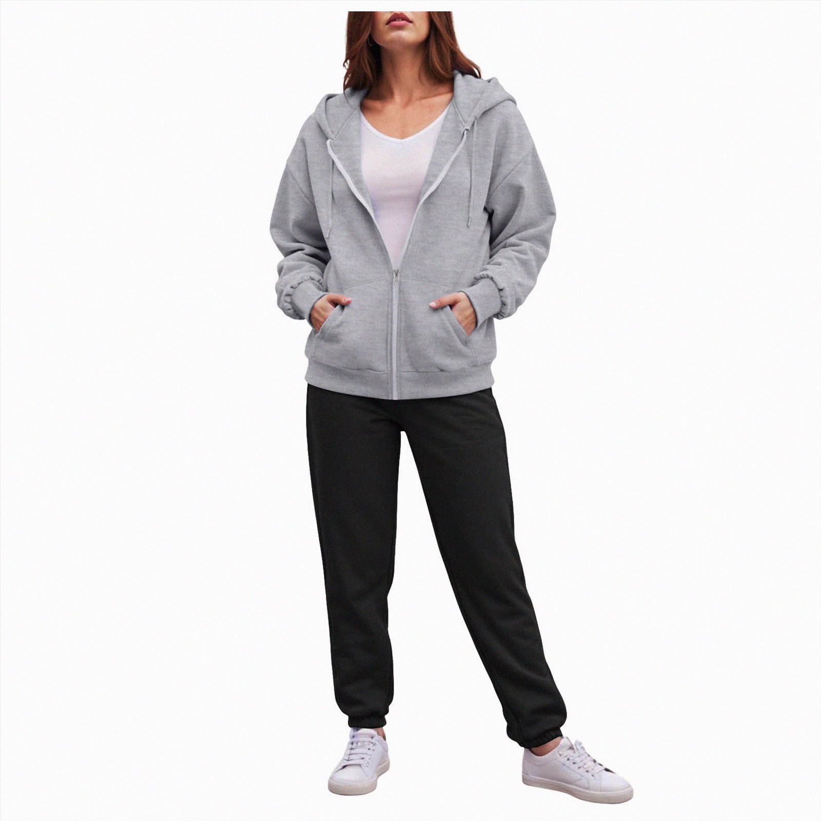 enyan Sweatshirt Set Womens 2 Piece Outfits Lounge Hoodie Sweatsuit ...