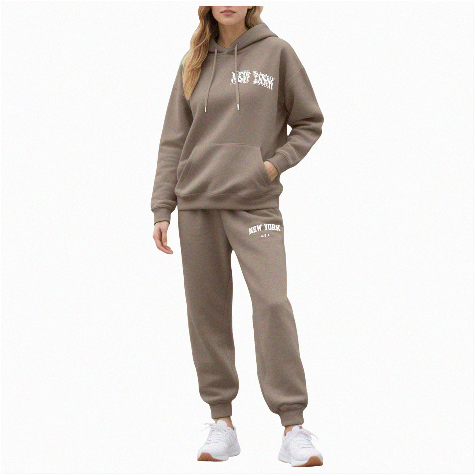 enyan Sweatsuit Set for Women Womens 2 Piece Outfits Lounge Hoodie ...