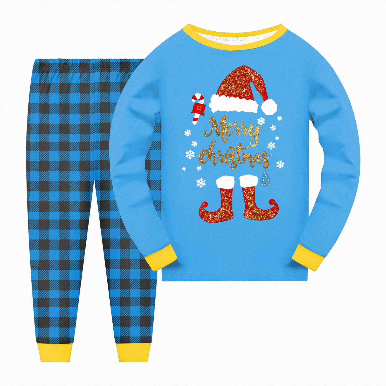 enyan Te'en Christmas Pajamas Christmas Holiday Season Sing Along Sleep ...