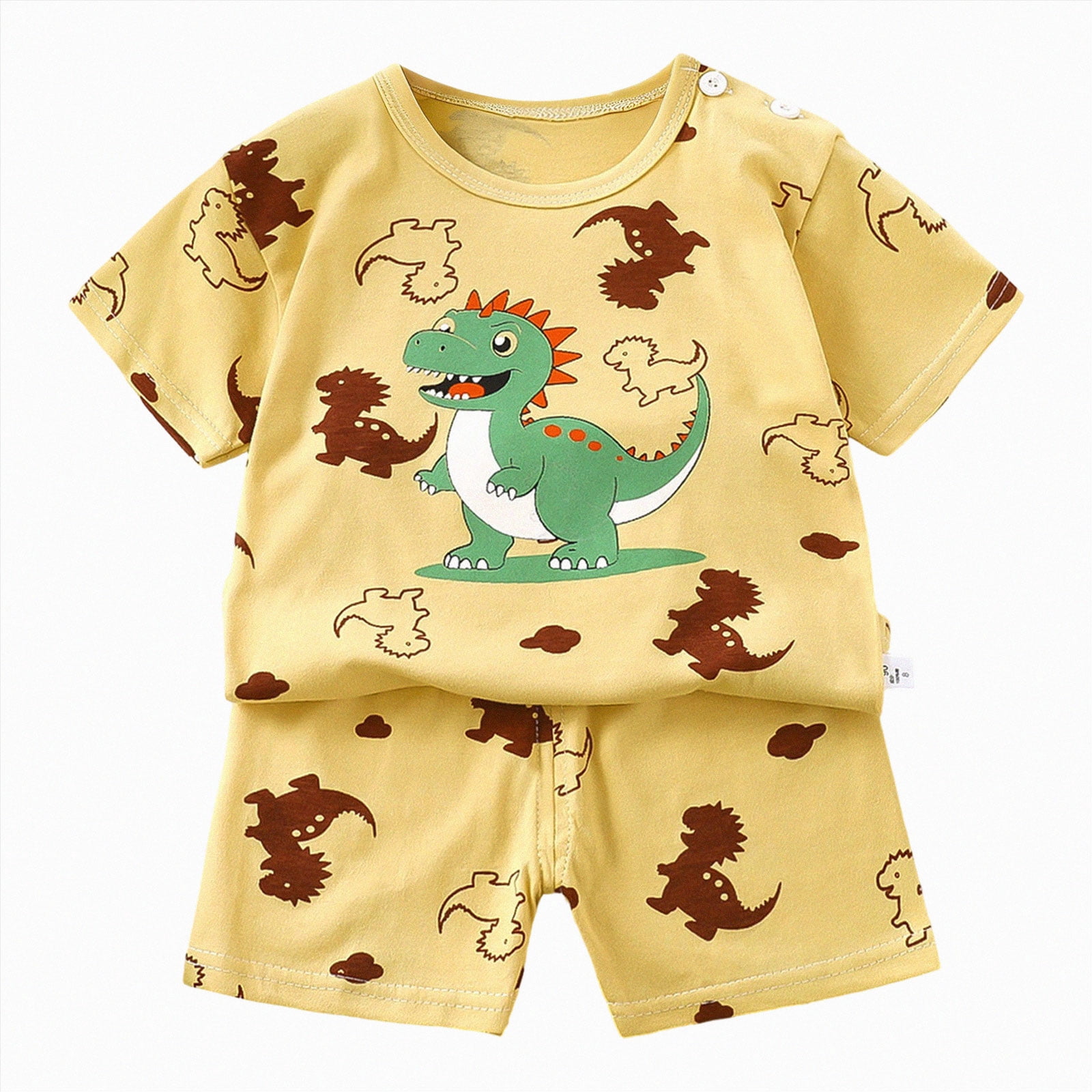 enyan Toddler Baby Summer Clothes Boys Short Sleeve Letter T Shirt Top ...