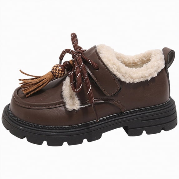 enyan Toddler/Little Girls Mary Jane Flats Shoes Slip-on School Party ...