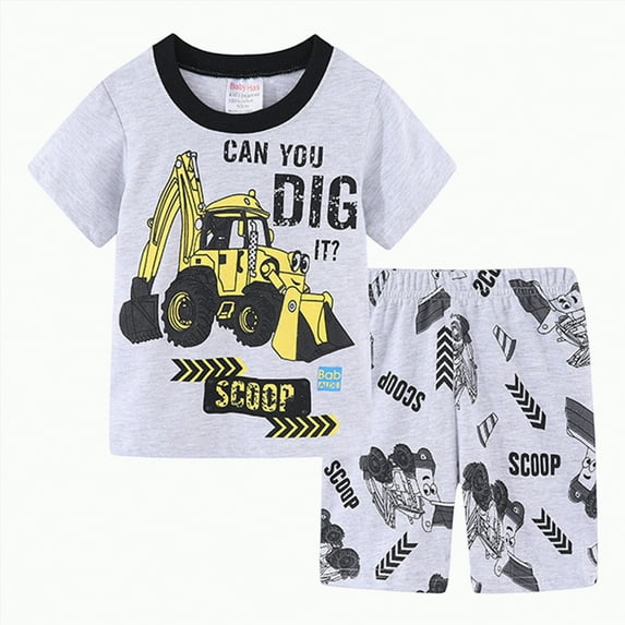 enyan Toddler Sets For Boys Boys Summer Dinosaur Tank Top and Cargo ...