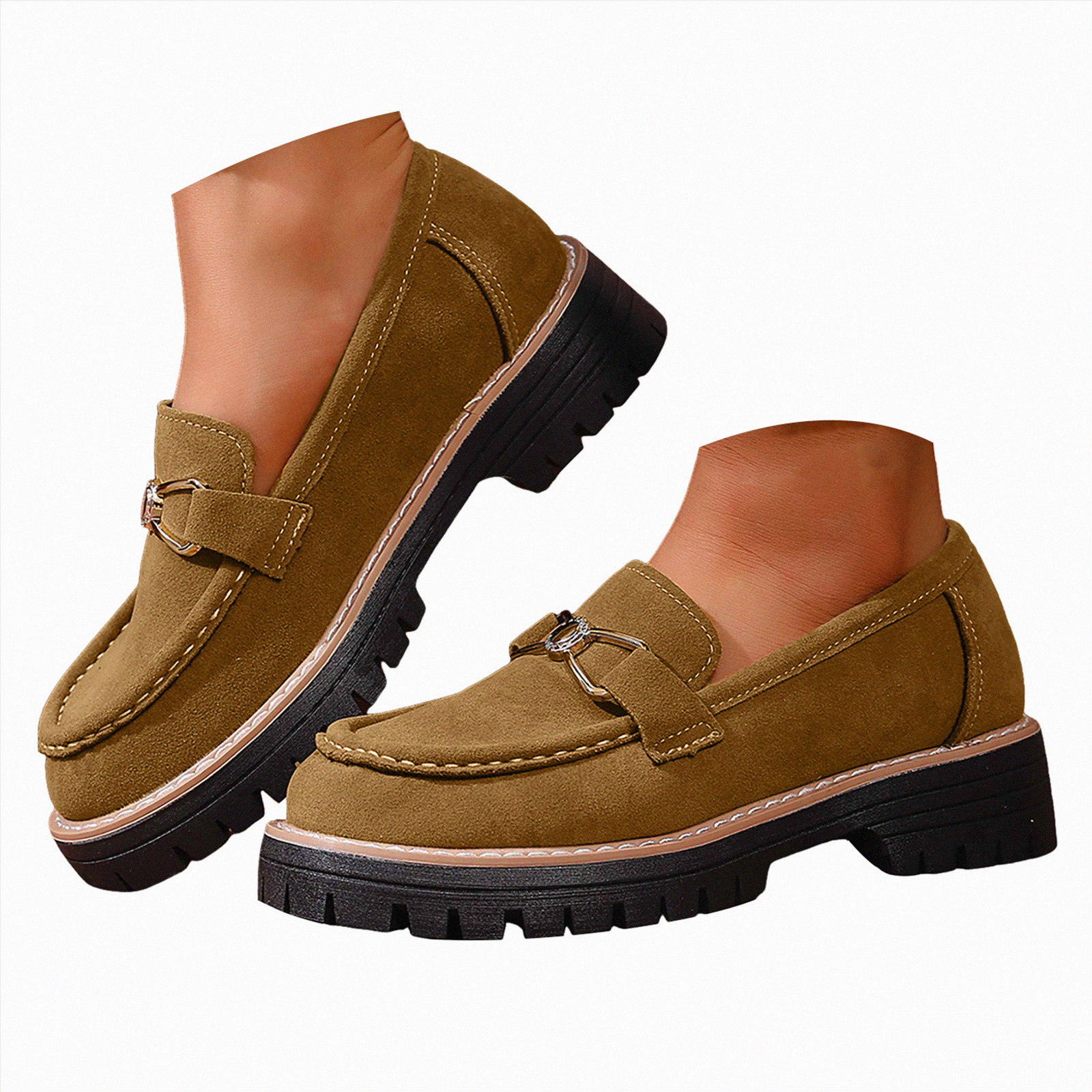 enyan Women Business Casual Shoes Sneakers for Women Walking Shoes Non ...