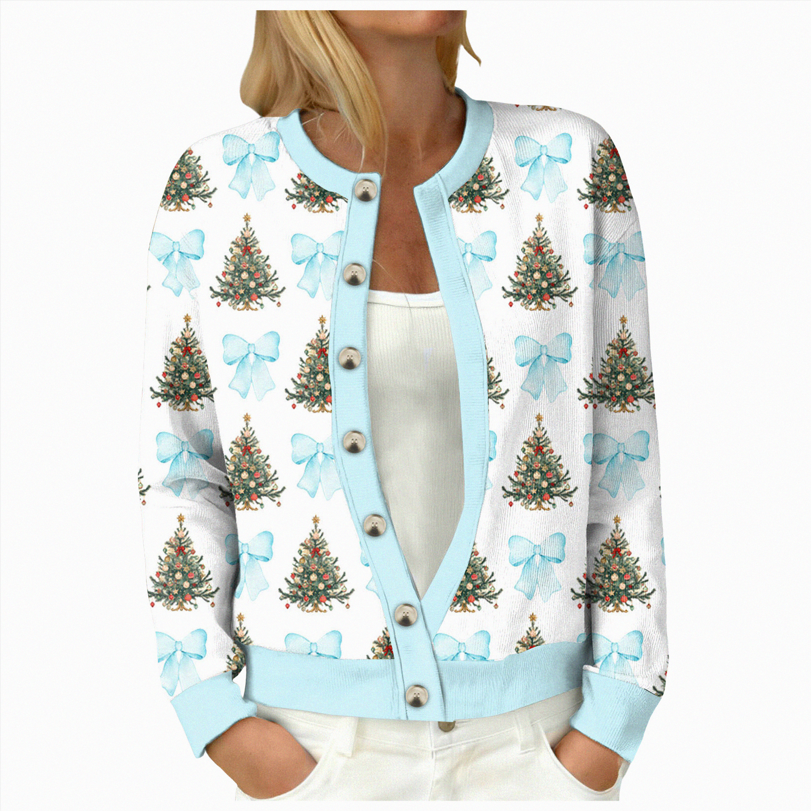 enyan Women Cardigan Sweater Women's Fall Winter Long Sleeve Chunky ...