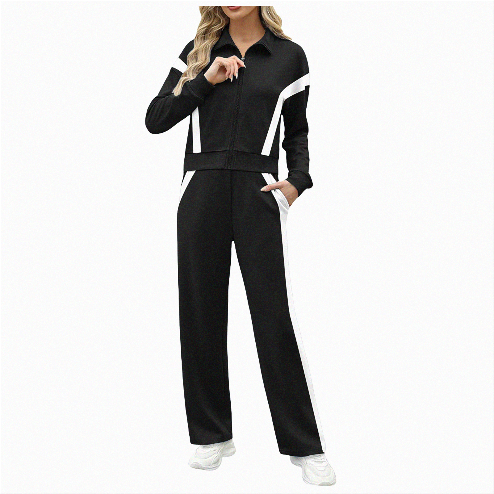 enyan Women Lounge Set Womens 2 Piece Outfits Lounge Hoodie Sweatsuit ...