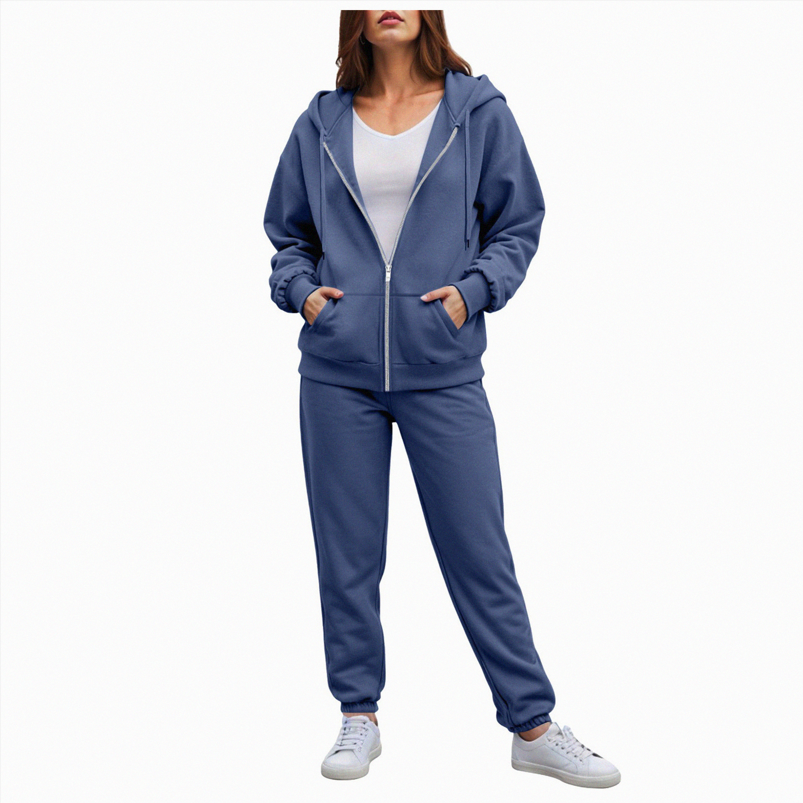 enyan Womens 2 Piece Outfits Lounge Hoodie Sweatsuit Sets Fall Fashion ...