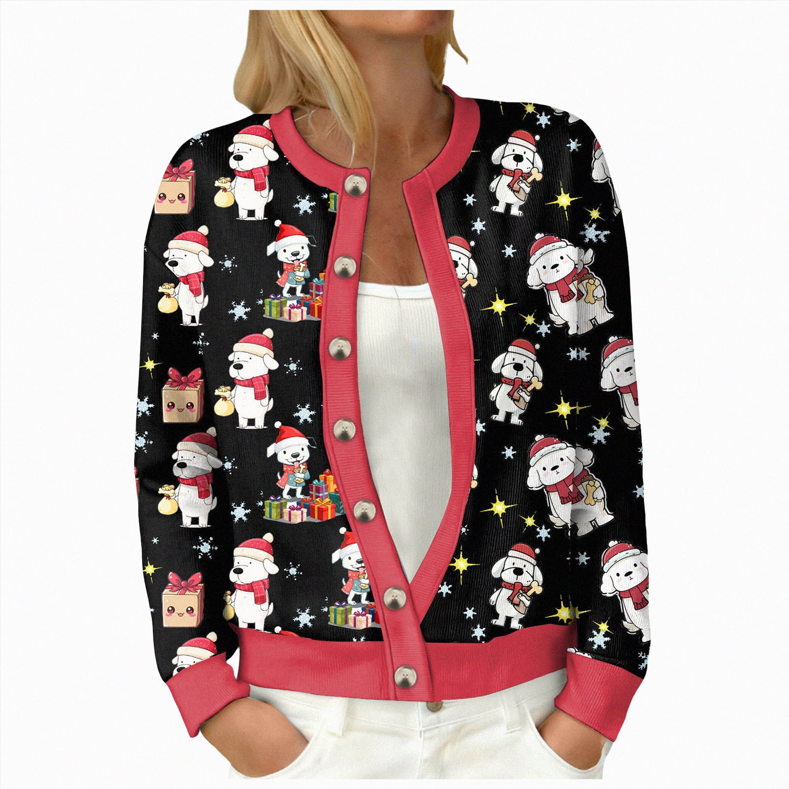 enyan Womens Cardigan Sweater Women's Long Sleeve Open Front Cardigan ...