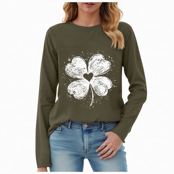 enyan Womens Long Sleeve Shirts Pleated Lace Tops Fall Fashion Outfits ...