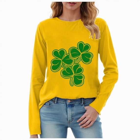 enyan Womens Long Sleeve Shirts Pleated Lace Tops Fall Fashion Outfits ...