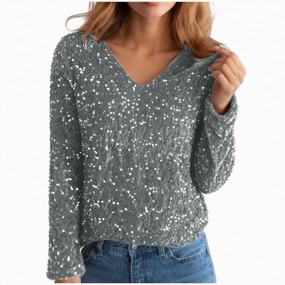 enyan Womens Long Sleeve Shirts Pleated Lace Tops Fall Fashion Outfits ...