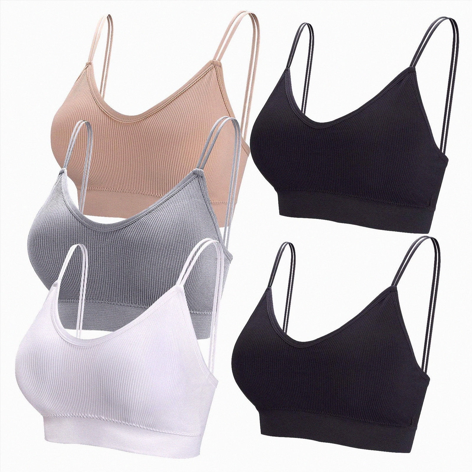 enyan Womens Wireless Jelly Bras Comfortable Push Up Bra No Underwire ...
