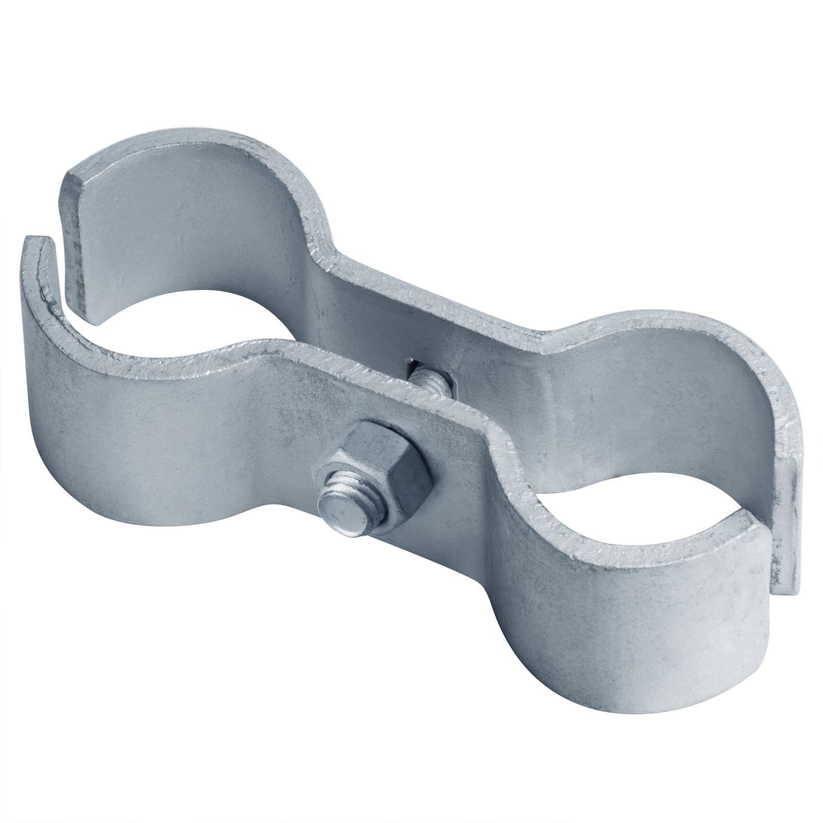 eoere 2 Sets Heavy Duty Galvanized Chain Link Fence Panel Clamps ...