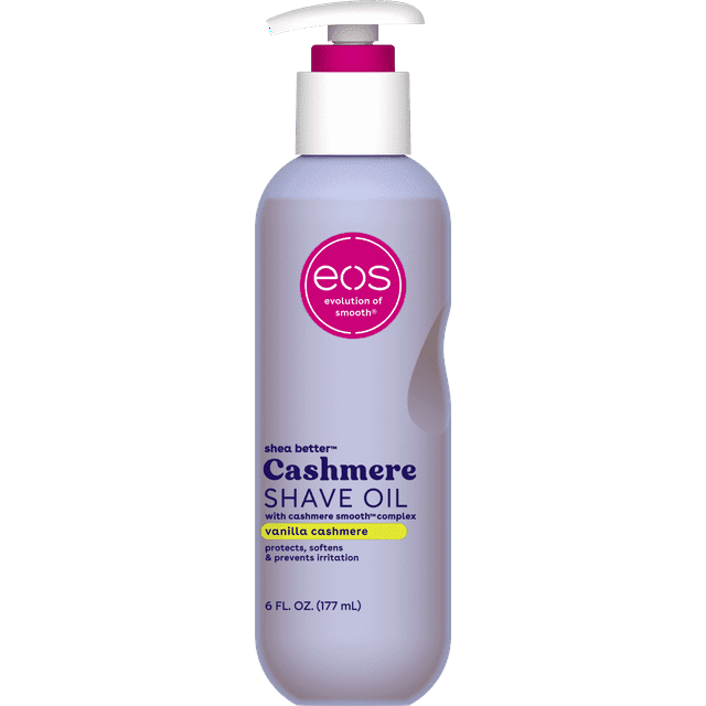 eos Cashmere Skin Collection- Women's Shave Oil, Vanilla Cashmere, Made ...