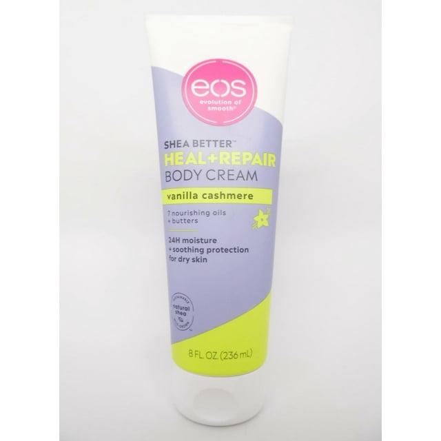 EOS Evolution of Smooth Shea Heal + Repair Body Cream Vanilla Cashmere ...