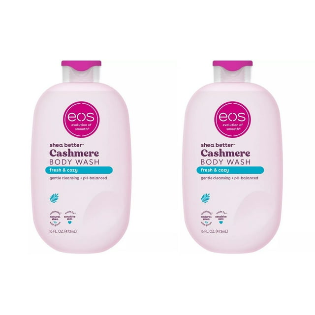 eos Shea Better Cashmere Body Wash - Fresh & Cozy - 32 fl oz - 2 Pack - Walmart.com