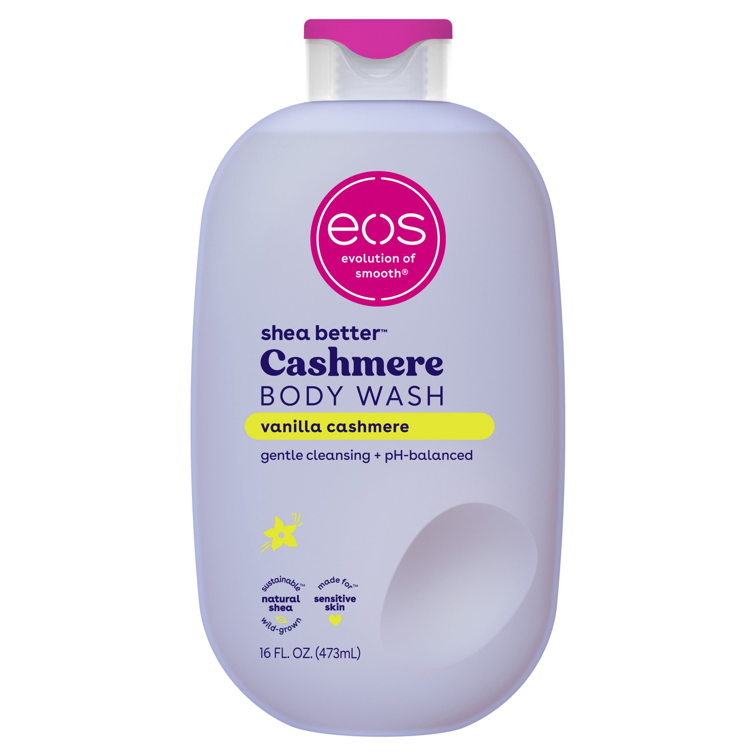 eos Shea Better Cashmere Body Wash Vanilla Cashmere Creamy Gel Formula ...