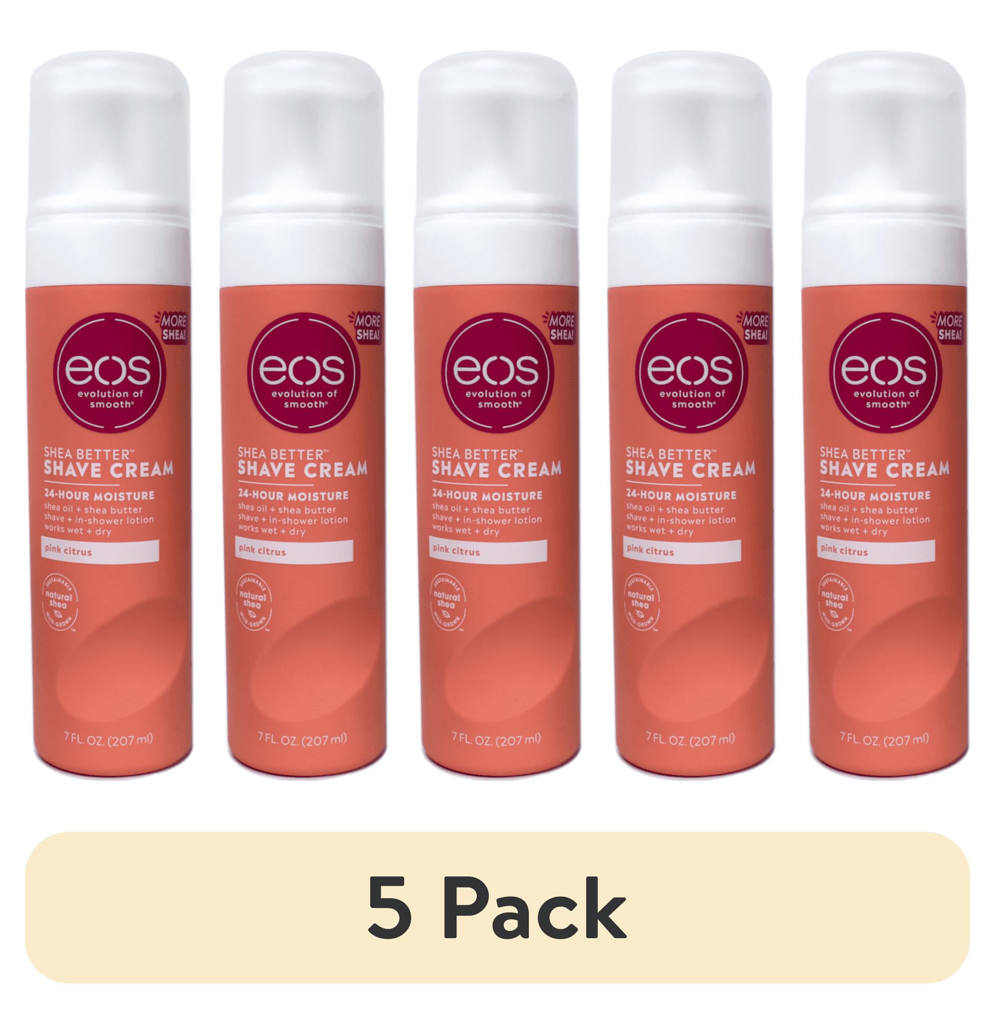 (5 pack) eos Shea Better Shave Cream 24-Hour Moisture Soothing Aloe ...