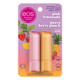 eos Sunset Sips Lip Balm Stick- Pink Lemonade & Guava Berry Punch, 0.14 ...
