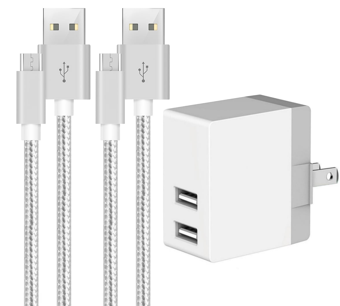 epacks Charger Cube, 2.4A Dual USB Wall Power Adapter Portable Plug w ...