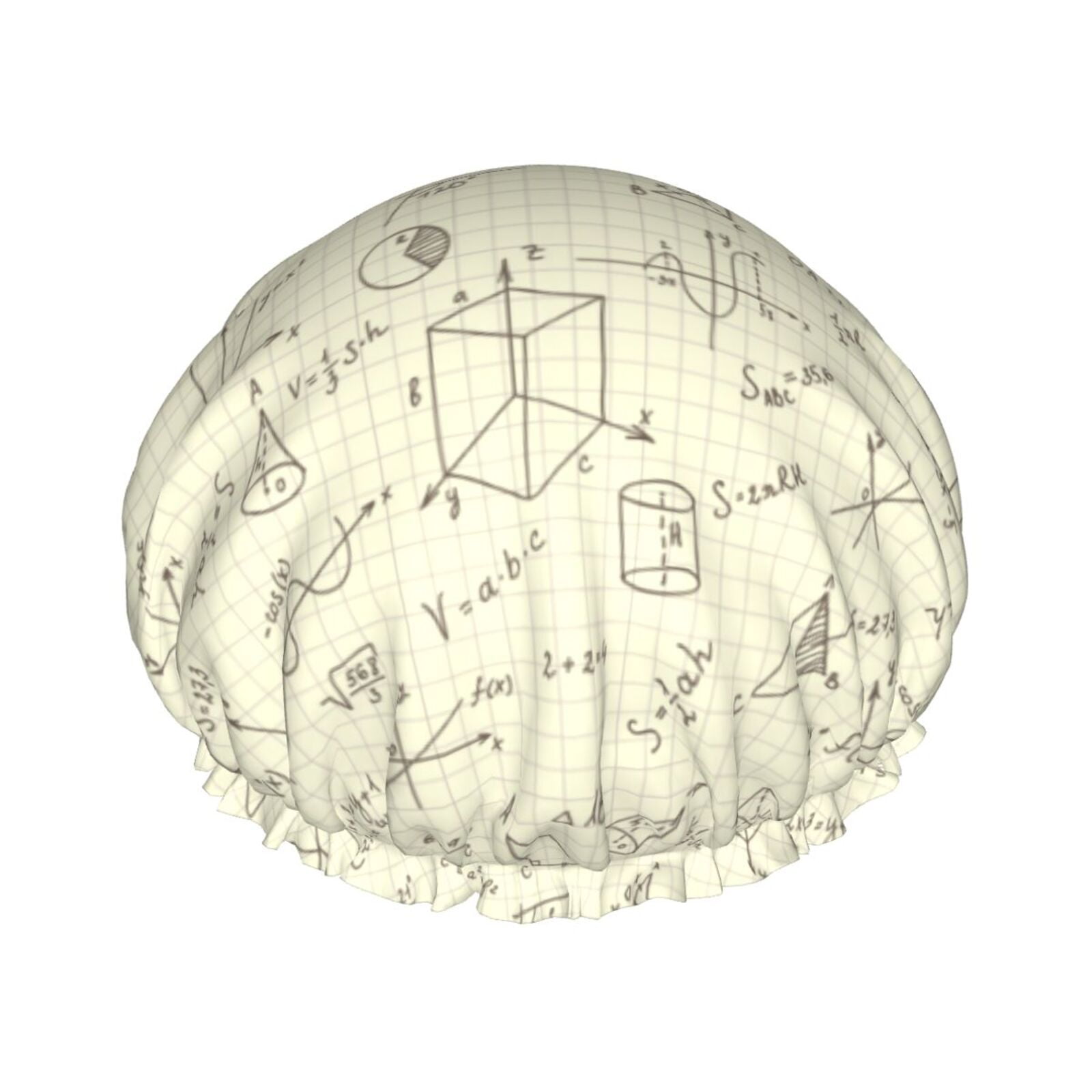 equation Math formula Shower Cap, Reusable Bath Hair Hat for all Hair ...