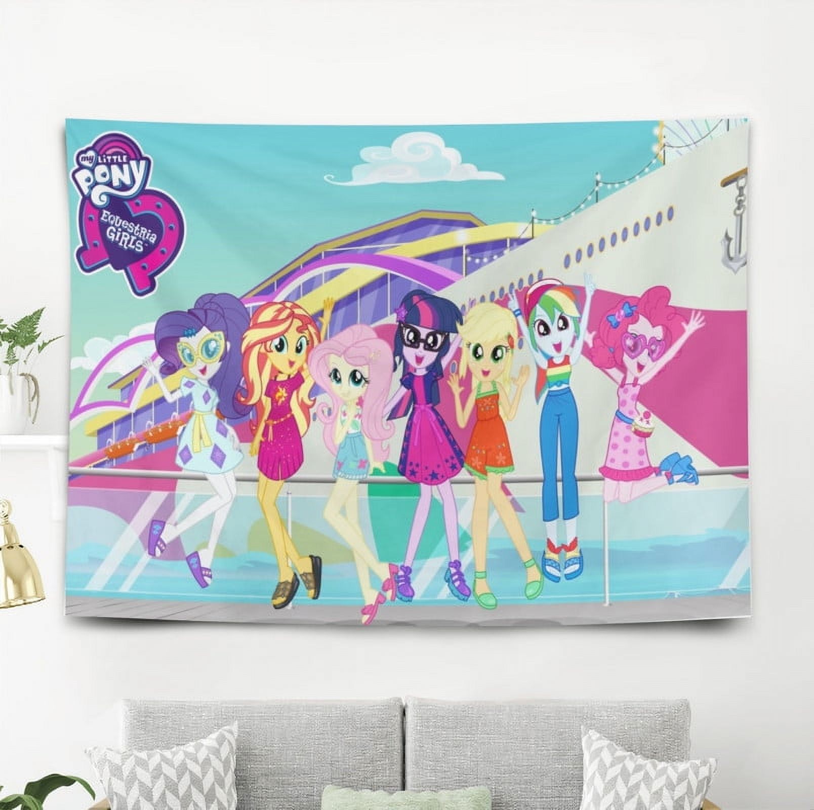 equestria Girls Tapestry Backdrop Background Poster Gift for Bedroom ...