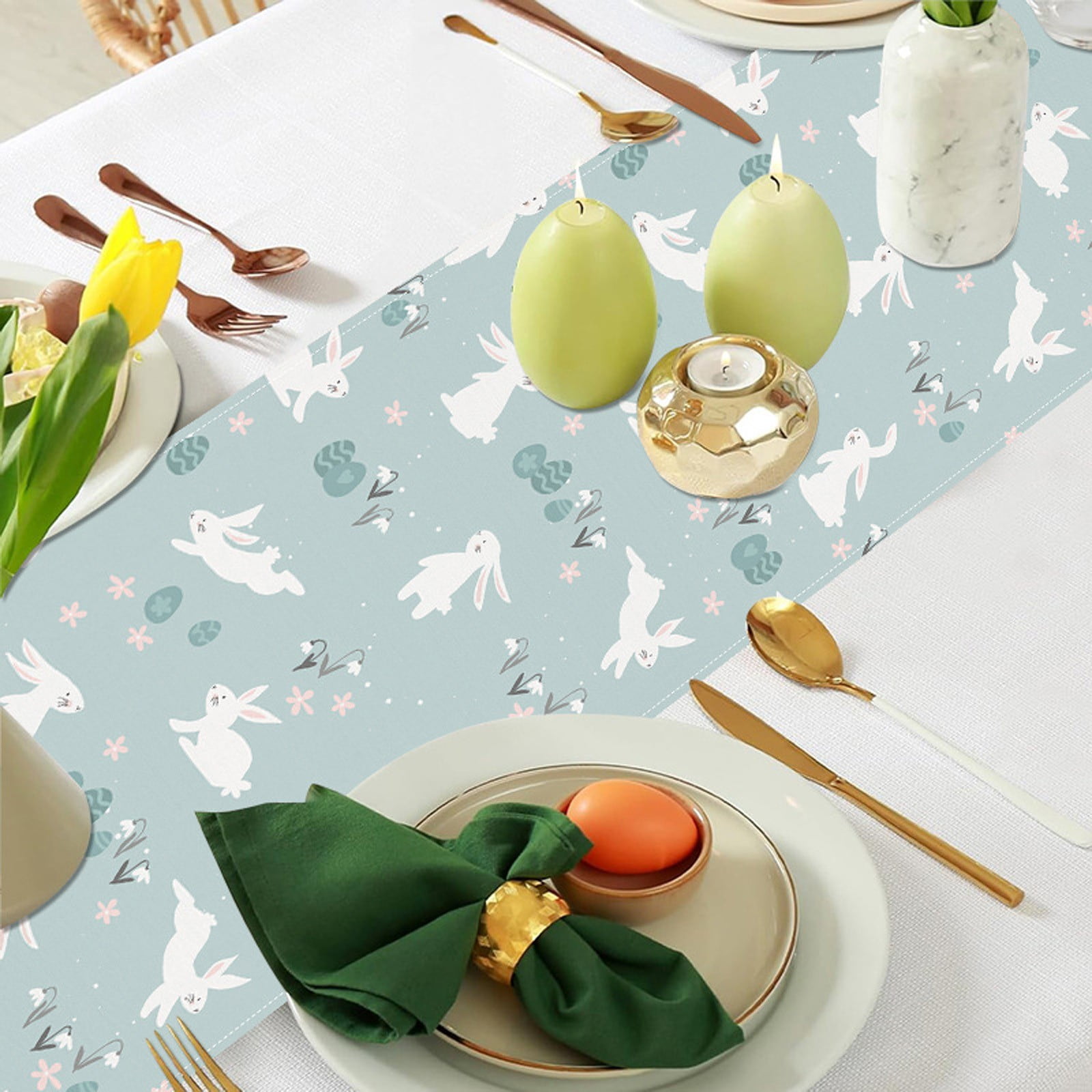 era de la mesa de los conejos blancos Casa Sala de estar TV Teléfono de la mesa del té - Walmart.com