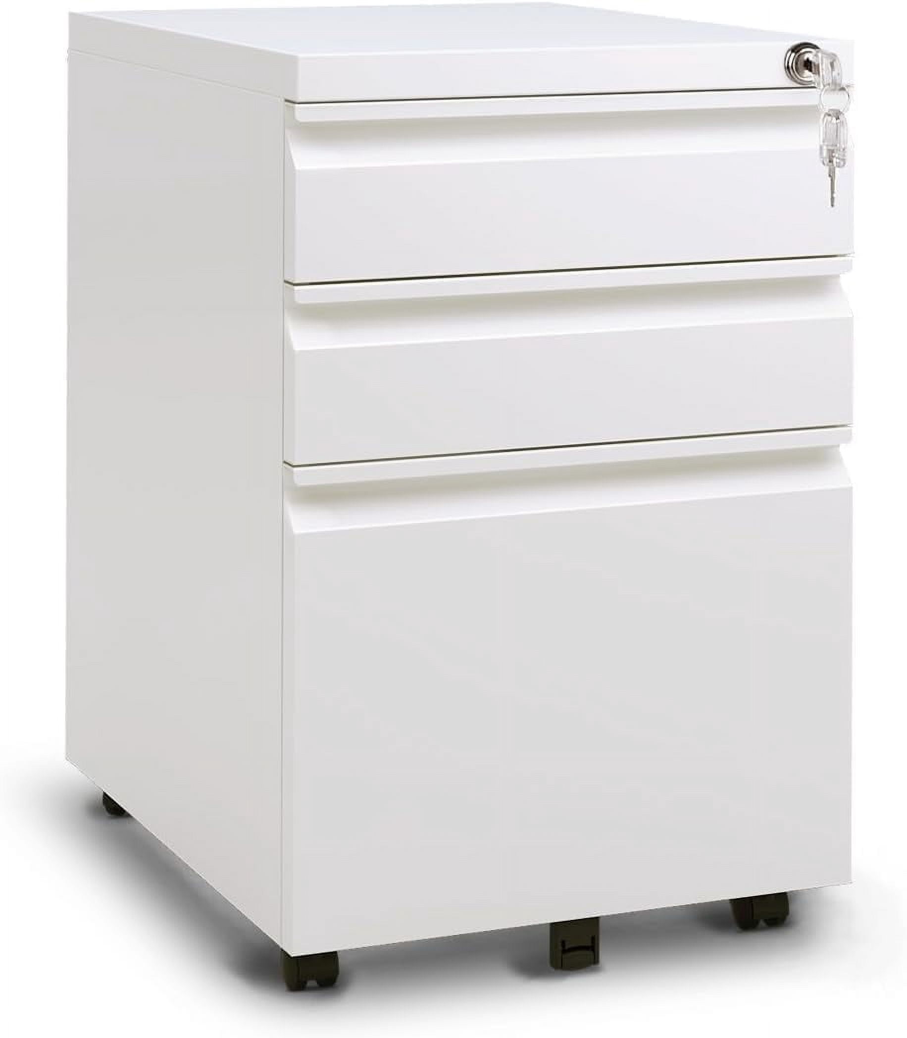 ercghopb Filing Cabinets for Office 3 Drawer File Cabinet with Lock ...