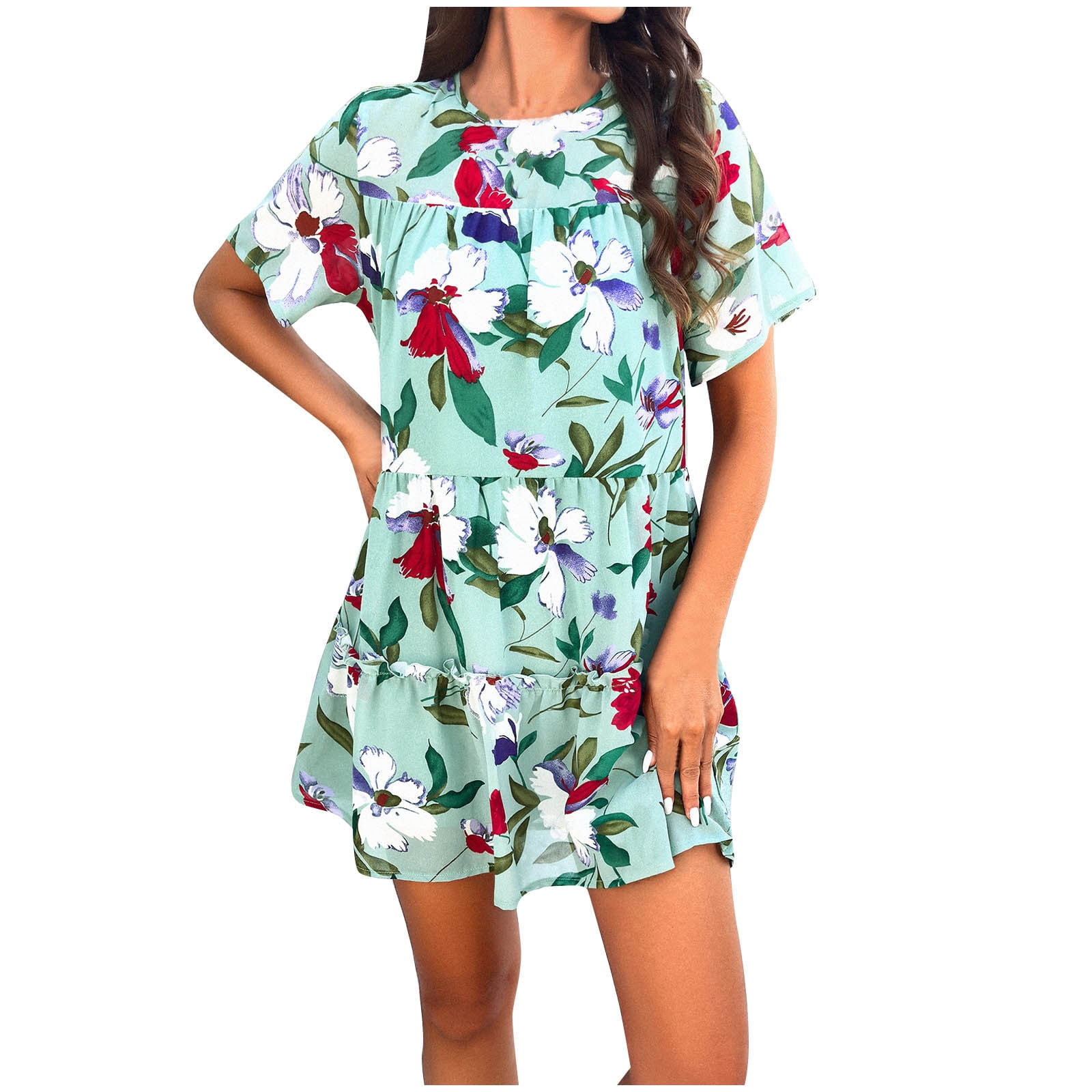 Erdiore Day Dresses For Women Summer Summer Cotton Dresses Spring