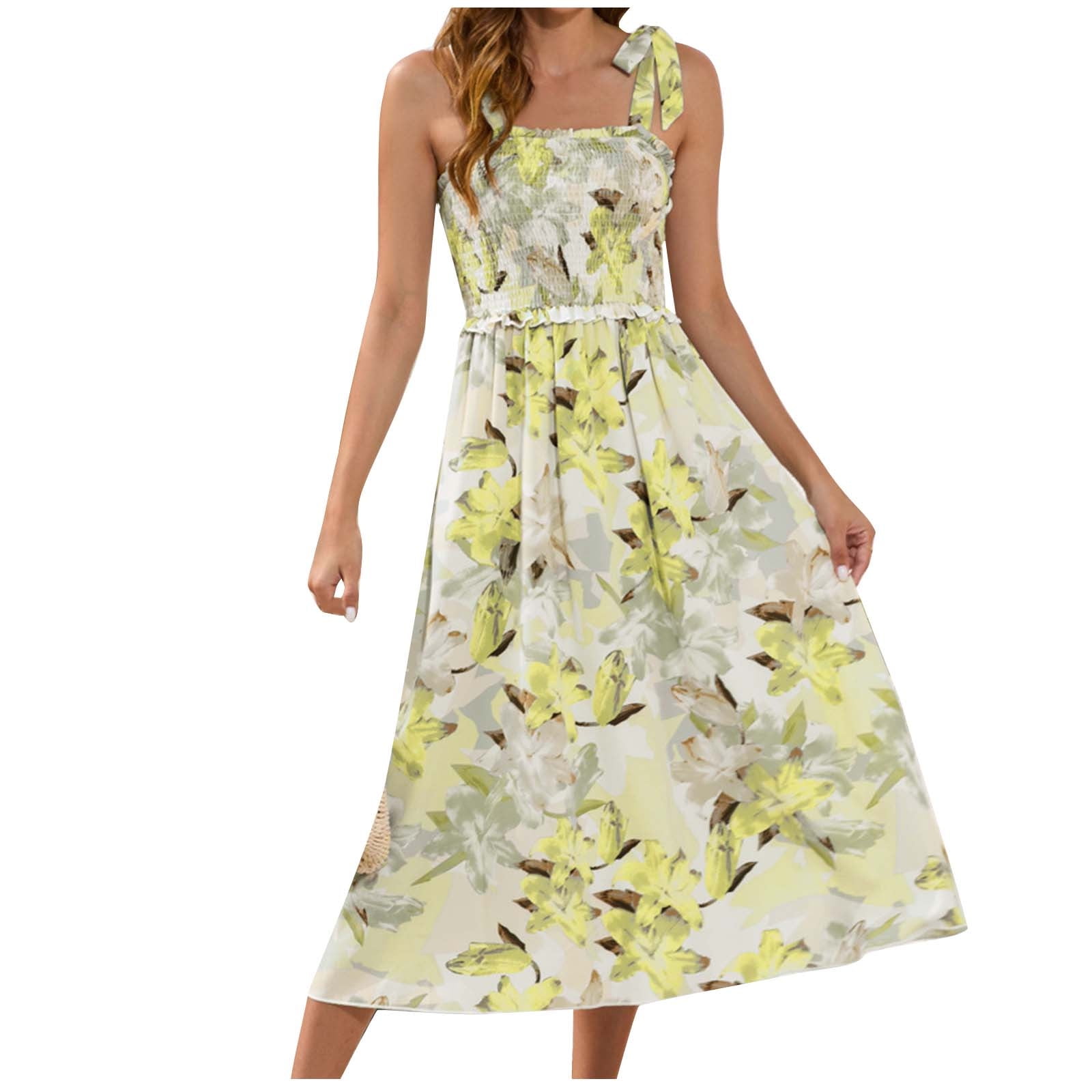 Erdiore Dresses For Women 2024 Casual Spring Vacation Outfit Resort
