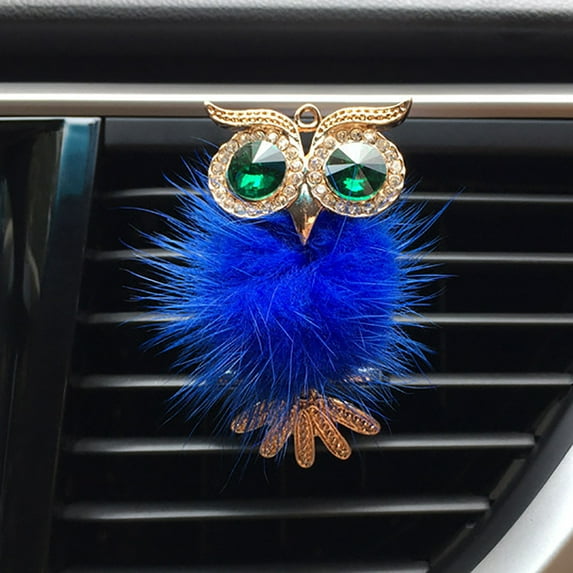 erfcxs 1 PC Diamond Owl Car Air Freshener Clip Scent Aroma Car ...