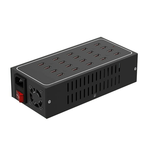 erfcxs 100W 20 Port USB C Smart Charging Station Universal Power Hub ...