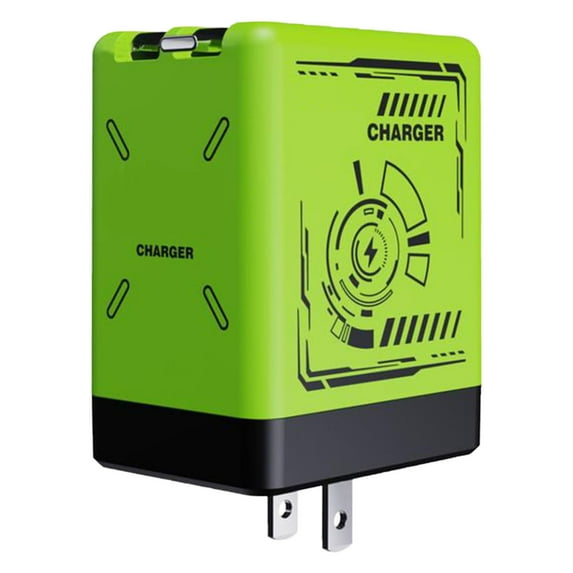 erfcxs 120W Retractable Fast Wall Charger Foldable Plug Universal Power ...