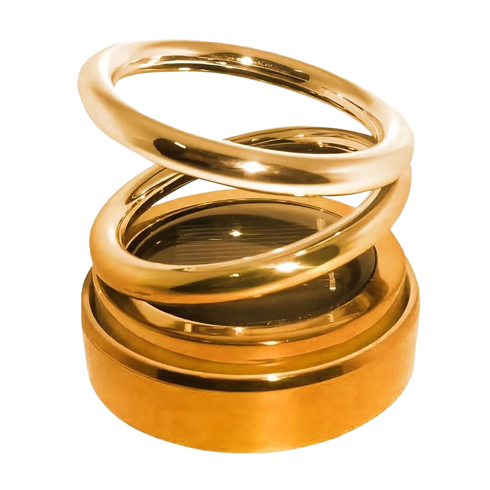 erfcxs 2025 New Portable Solar Rotating Double Ring Suspension Car ...