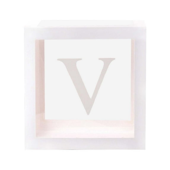 erfcxs 26 Letters DIY Party Decoration White Transparent Balloons ...