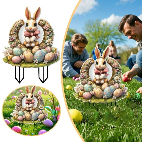 erfcxs 2D Acrylic Outdoor Stake Sign Holder with Modern Design for ...