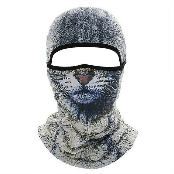 erfcxs 3D Animal Ski Face With Ears For Music Festivals Raves Ski ...