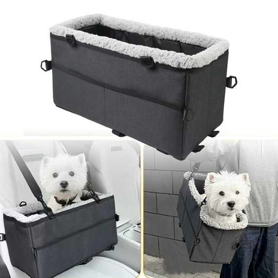 erfcxs 44x20x24cm Large Foldable Center Console Front Seat Bed Cat Seat ...