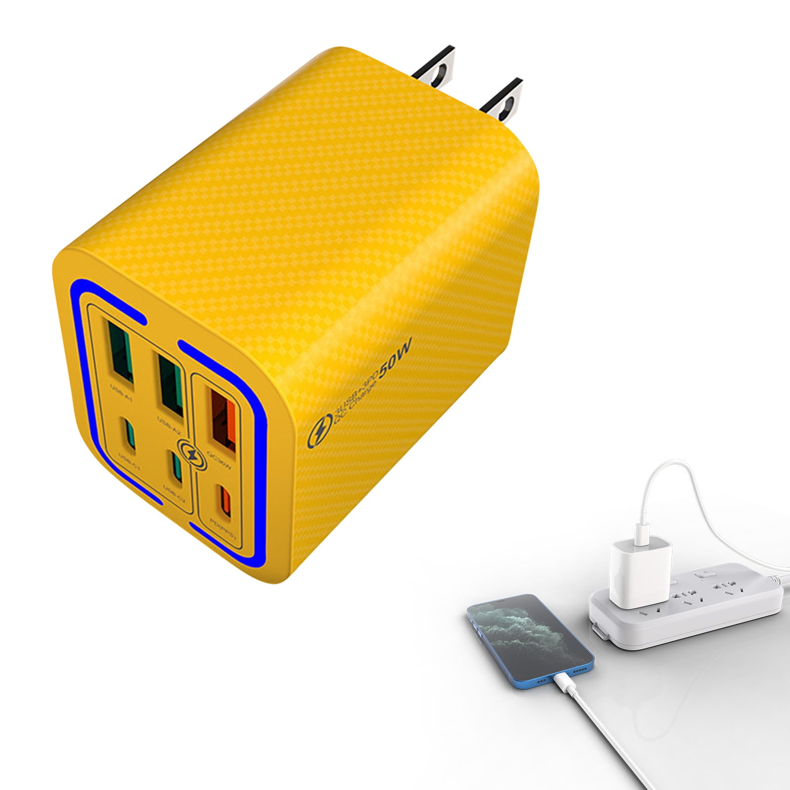 erfcxs 50W USB C Fast Charger PD 3.0 Fast Charging Wall Charger Adapter ...