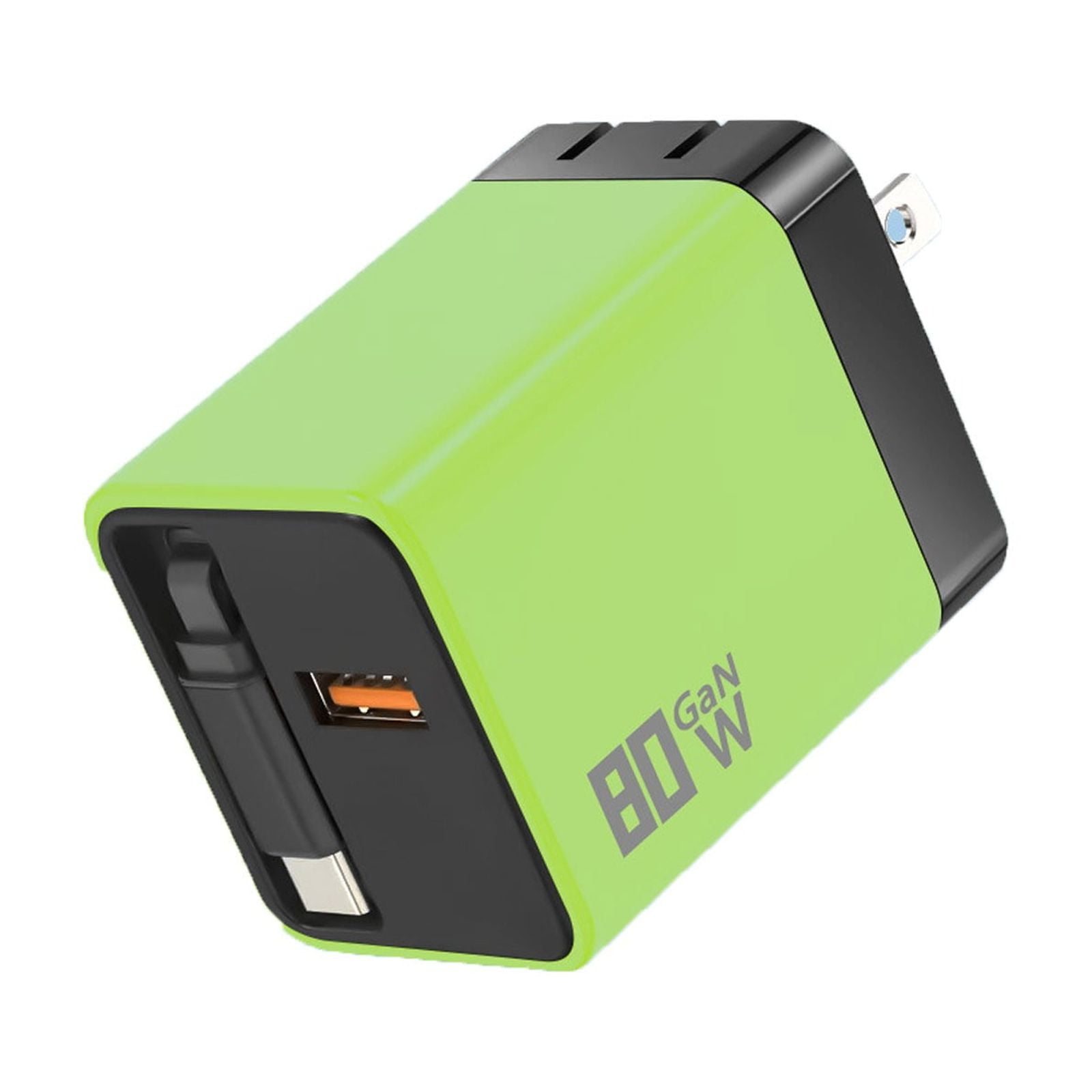 erfcxs 80W Max Fast Charging Wall Plug with Retractable and Scalable ...