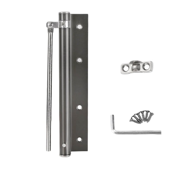 erfcxs Automatic Door Closer Set with Heavy Duty Stainless Steel Spring ...